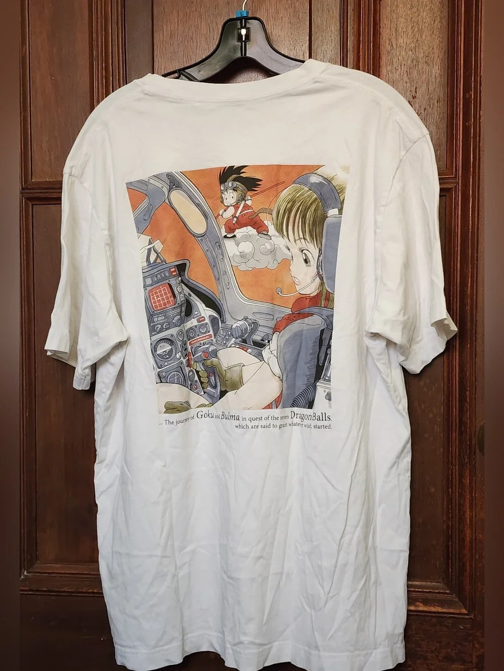 Uniqlo | Shirts | Uniqlo Dragon Ball Ut Goku Bulma Tshirt White From ...